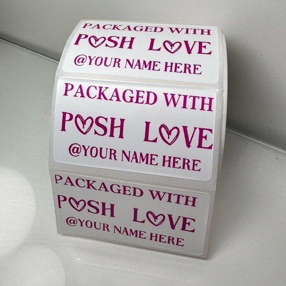 handmade | Office | Poshmark Stickers Custom With Your Name Shipping ...